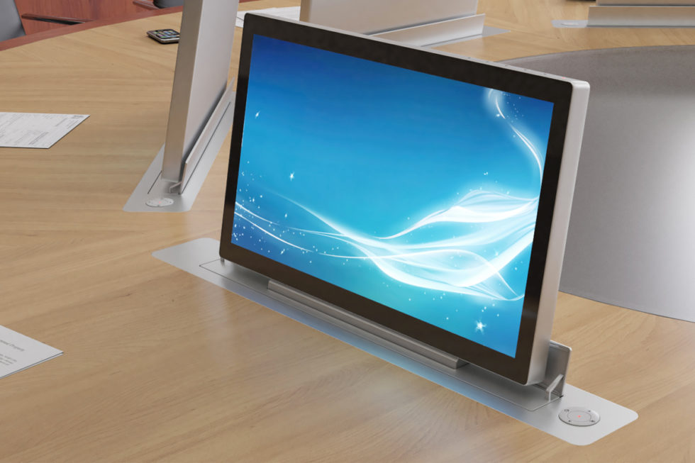 Motorised retractable screens SCREEN'LIFT - ERGOSTEEL